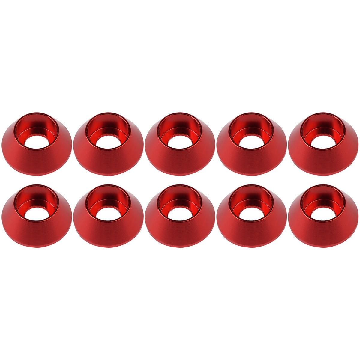 Wanyifa 10pcs Aluminum Washers M2 M2.5 M3 M4 M5 M6 M8 CNC Anodized Col ...