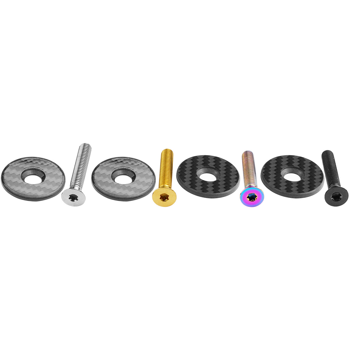 Wanyifa Titanium Bicycle Headset Bolt M6x35mm Countersunk Torx T25 Hea ...