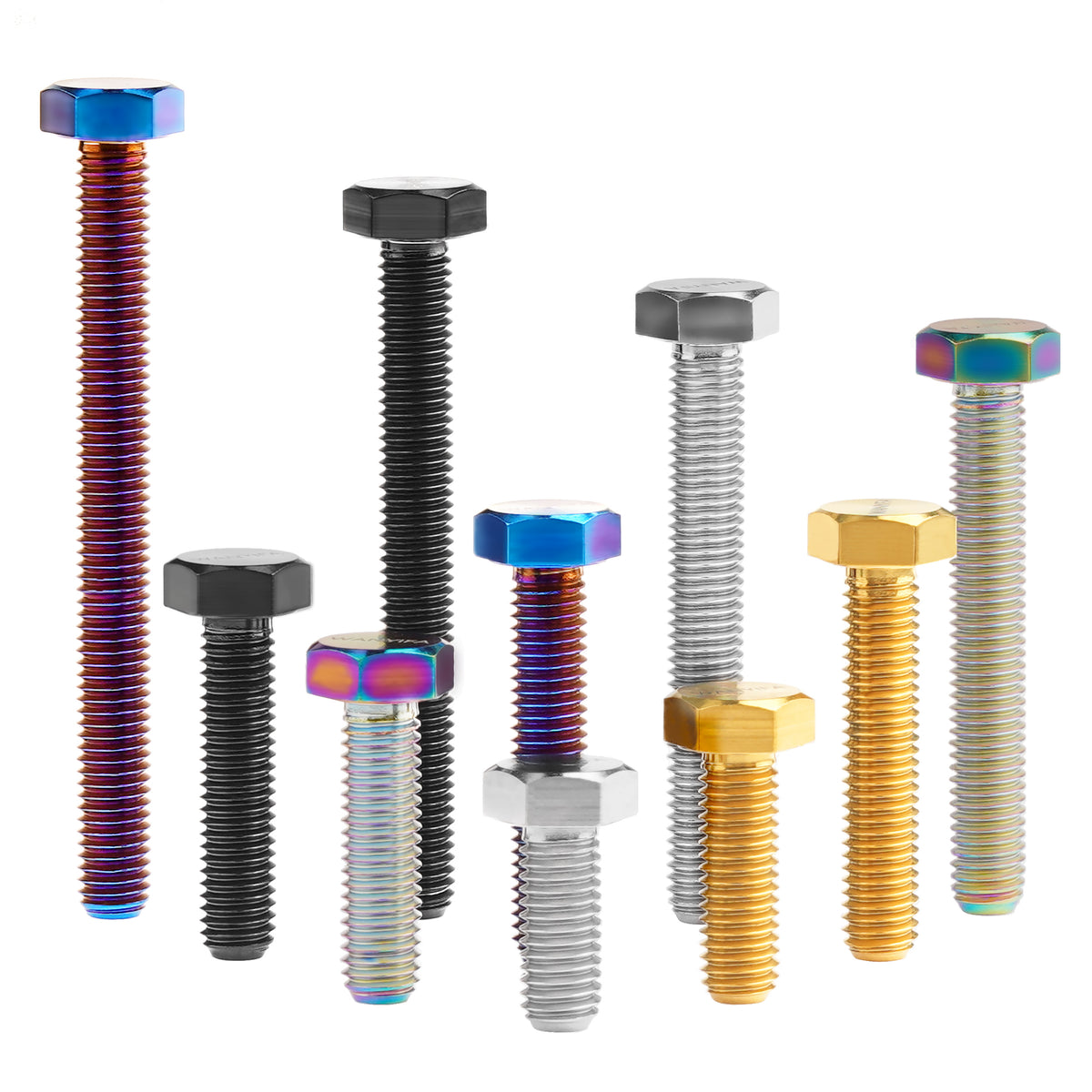 Wanyifa Titanium Bolt M10x20 25 30 35 40 45 50 55 60 65 70 75 80 85 90 ...